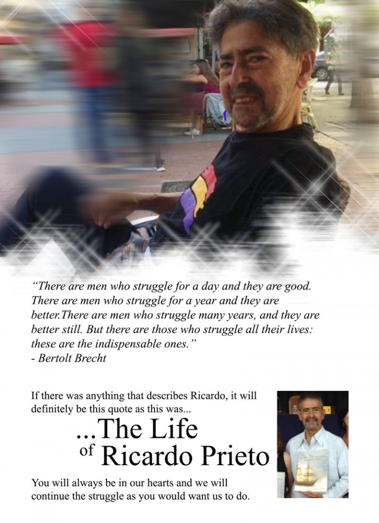 In Loving Memory ~ Ricardo Prieto - Casa de las Americas NY